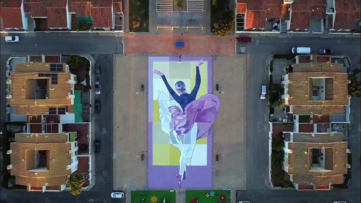 Una obra de Sbah en San Javier, Mejor Mural del Mundo de mayo para ...