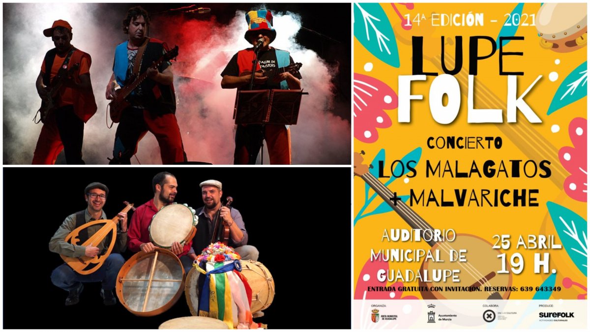 TARDE ABIERTA. Los Malagatos y Malvariche protagonizarán el XIV Lupefolk | ORM