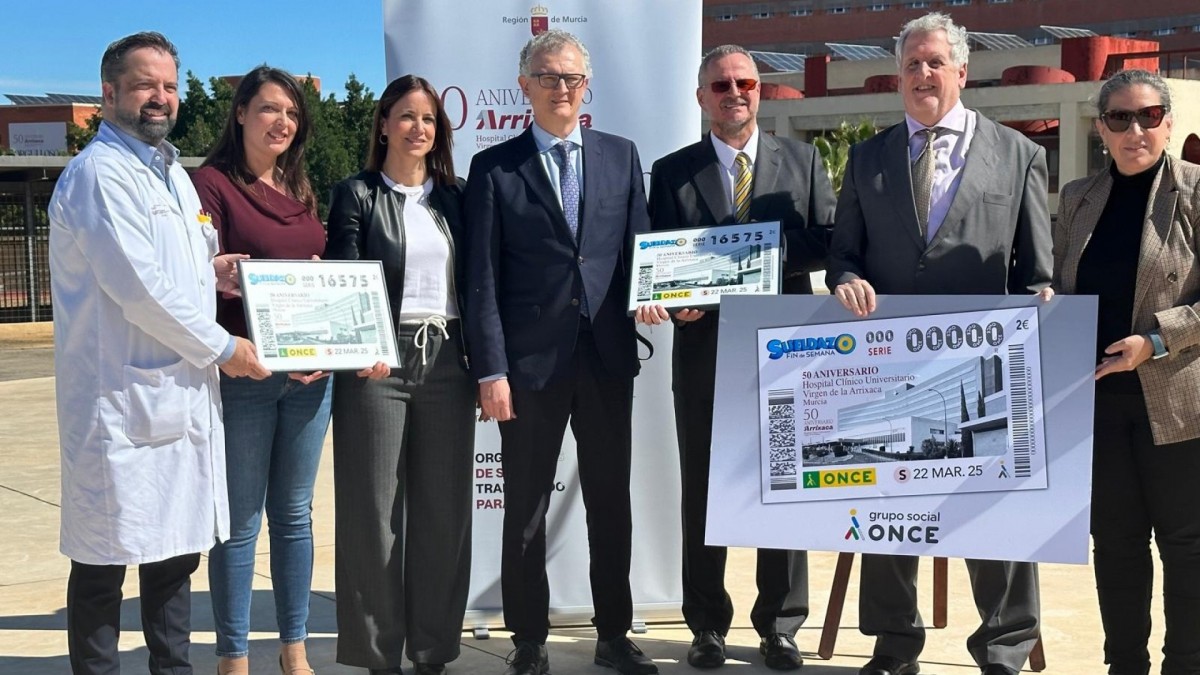 La ONCE conmemora el 50 aniversario de la Arrixaca | ORM