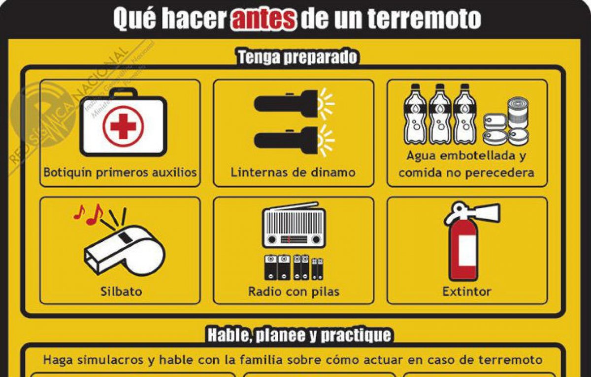 Recomendaciones a tener en cuenta durante un terremoto | ORM